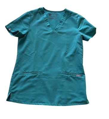 Figs Casma Scrub Top Womens XS Technical Collection Marine (Cactus ...