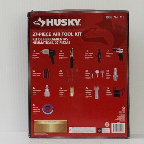 Husky 27-Piece Air Tool Kit HDK1008 1006 769 716 | eBay