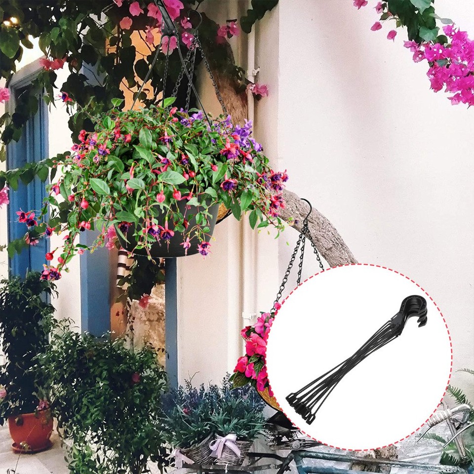 5 Pcs Hanger Flower Pot Hook for Hanging Plants Sky Pots Hangers | eBay ...