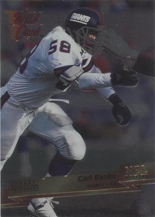 1993 Wild Card - Carl Banks #108 Superchrome for sale online | eBay