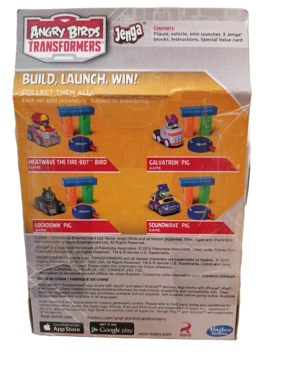 Angry Birds Transformers Jenga Code
