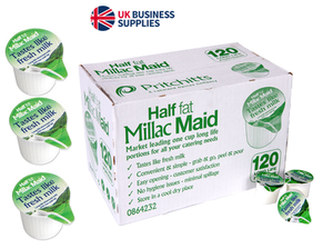 Millac Maid Semi Skimmed Milk Jiggers 120's - From Â£5.19 Each ! | eBay