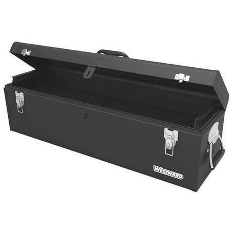 Westward 44Zj88 Westward Tool Box, Steel, Black, 30 In W X 7 In D X 9 ...