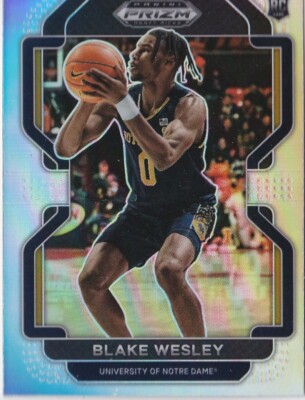 BLAKE WESLEY SILVER ROOKIE PRIZM DRAFT PICKS 2022 NOTRE DAME | eBay