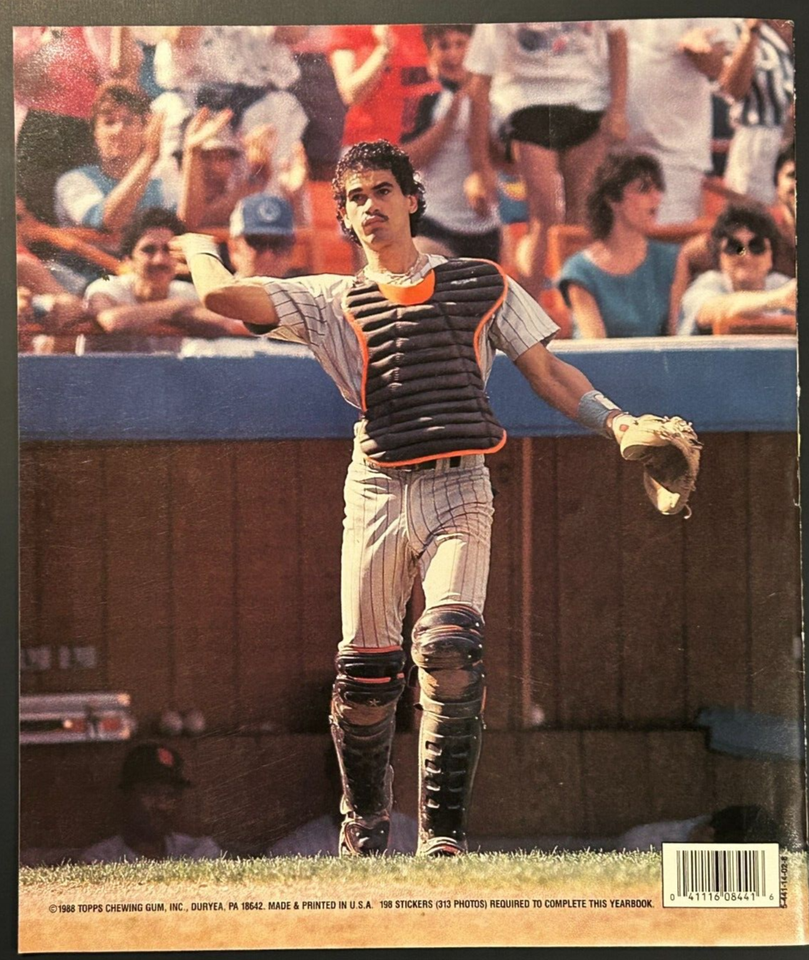 Topps Baseball Sticker Yearbook 1988 Edition New Never Used | eBay
