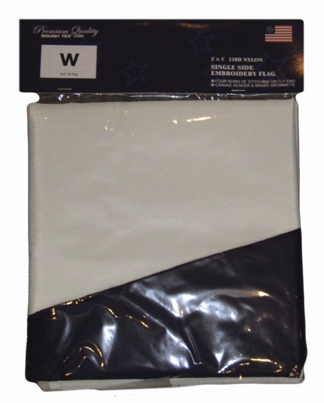 3x5 Embroidered Chicago Win WINS baseball " W " 210D Nylon Flag 3'x5 ...