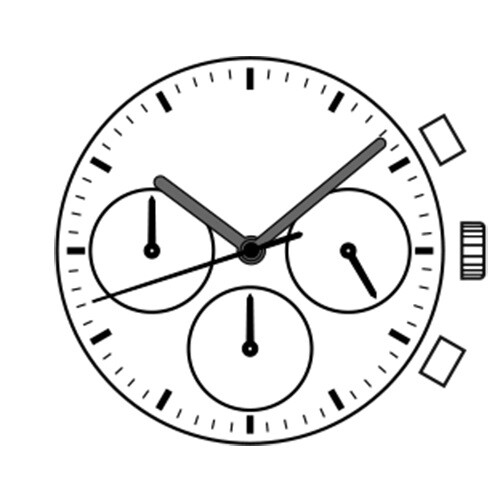 SII VD54 Quartz Movement Watches Repair Parts Replaces V654 | eBay