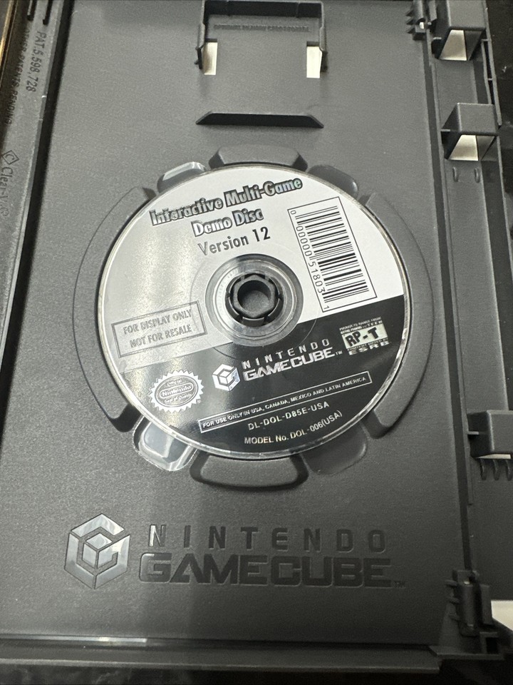 Interactive Multi Game Demo Disc GameCube Version 12 RARE 710425242427 ...