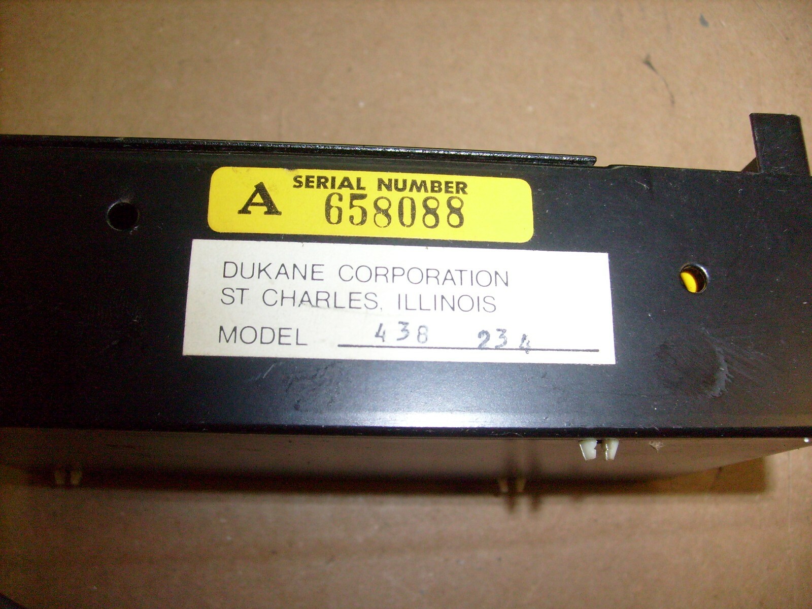 Dukane Corporation Model 438 234 Headphone Jack Box with Controls and ...