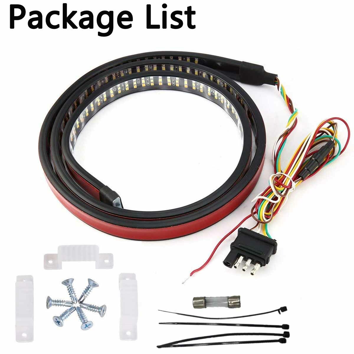 60 inch Triple LED Tailgate Light Reverse Brake Signal Car Truck Pickup ...