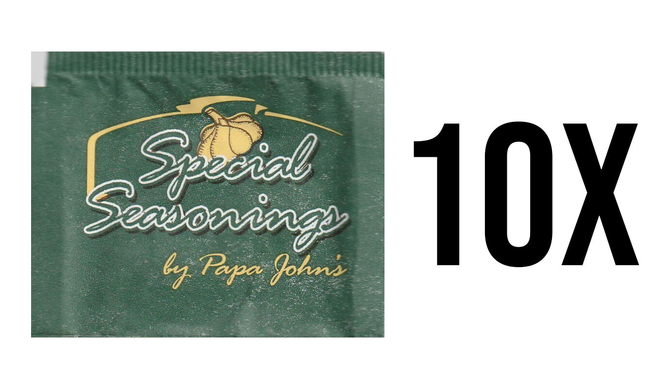Papa John's Special Seasoning Packets Pizza Spice Mix Italian - 10 Pack ...