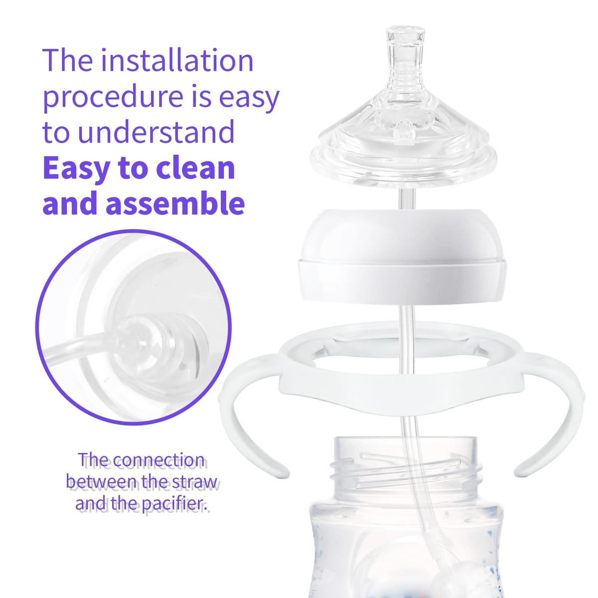 Glass Straws Straw Cup Soft Conversion Kit For Philips Avent Natural ...