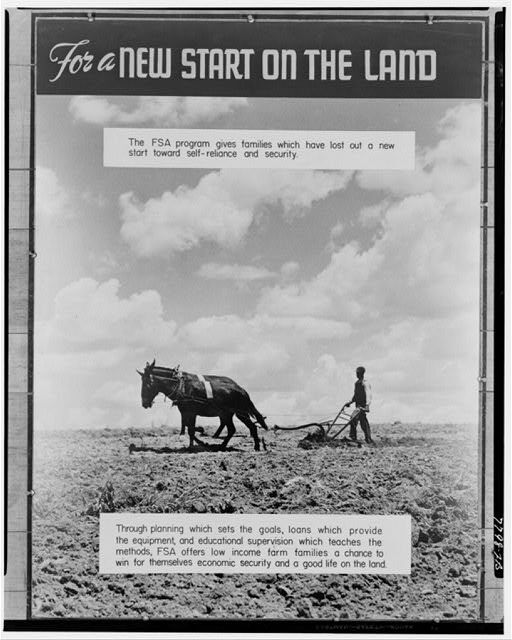 Farm Security Administration Logo One Third Of A Nation : The