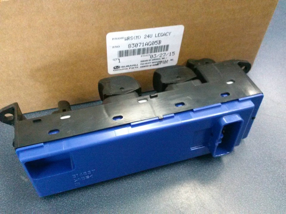 Genuine OEM Subaru Outback LH Drivers Door Power Master Window Switch ...