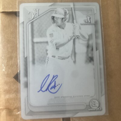 2024 Bowman Ramon Ramirez 1st Bowman Auto Printing Plate 1/1 Kansas ...