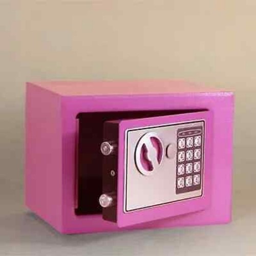 Household Mini Steel Safes Money Bank Keep Cash with Key Digital Safe ...