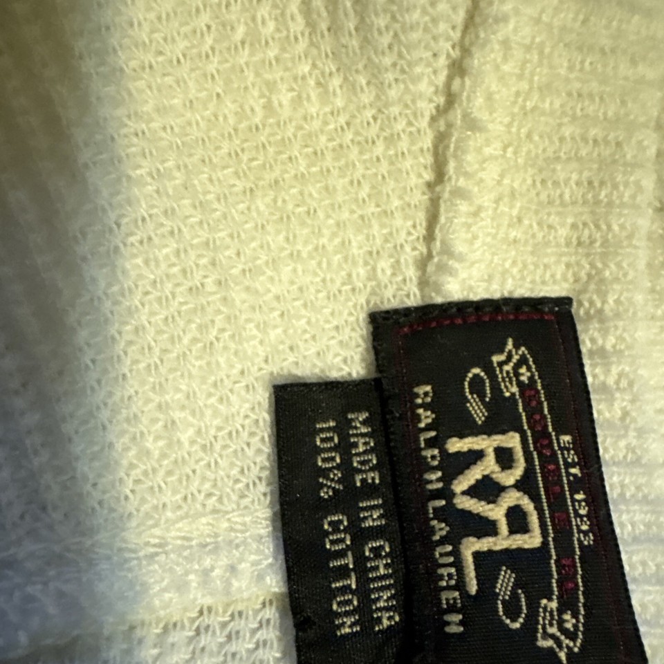 Rrl Double R L Three Star Tag Knit Thermal Ralph Lauren . Size 3 | eBay