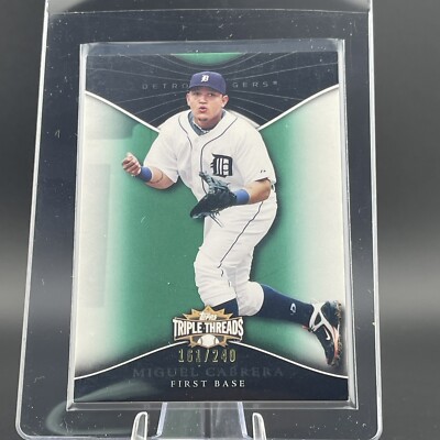 2009 Topps Triple Threads Baseball Miguel Cabrera Emerald # /240 ...