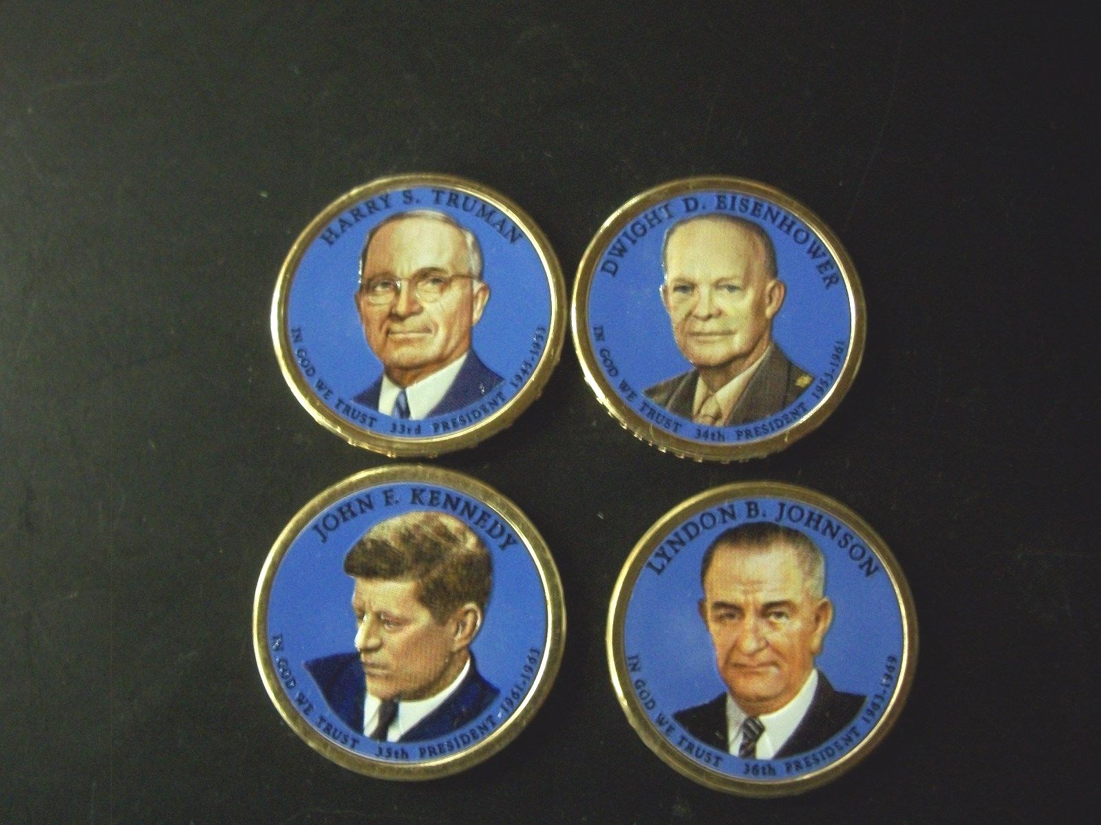 2015 Complete Set of Colorized Presidential Dollars | eBay