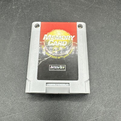 InterAct Memory Card Plus for Nintendo 64 N64 SV-375A 4in1 Memory Pack ...