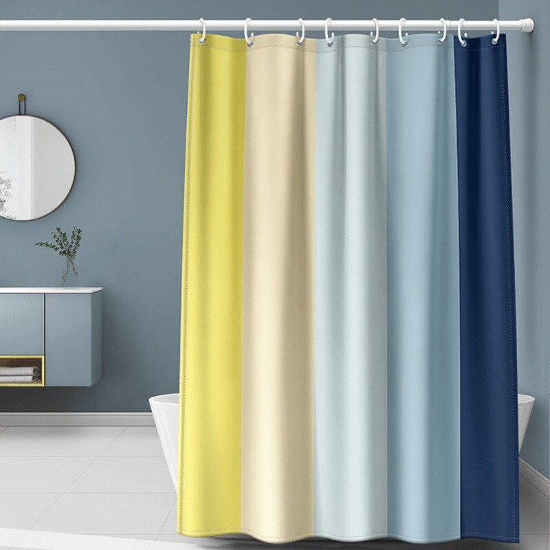 Solid Color Simple Decoration Series Shower Curtain Tarp Bathroom ...
