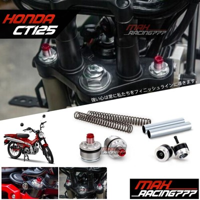 YSS Front Fork Spring Upgrade kit Fit Honda CT125 Trail 125 Hunter Cub ...