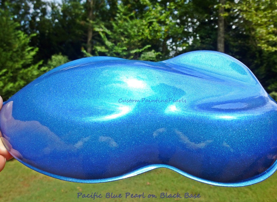 25g Pacific Blue Pearl Pigment Custom Auto Paint Pearls | eBay