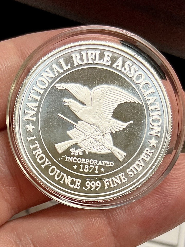 2017 NRA Right To Bear Arms 1oz Fine Silver Coin National Rifle ...