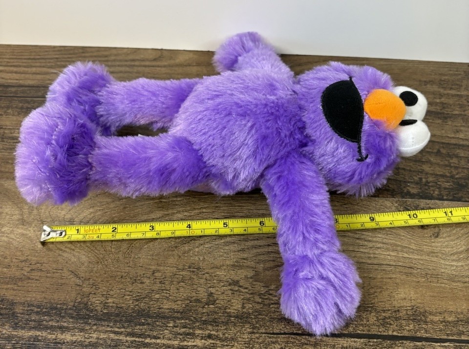 Purple Elmo Sesame Street 11” Plush Stuffed Animal Toy | eBay
