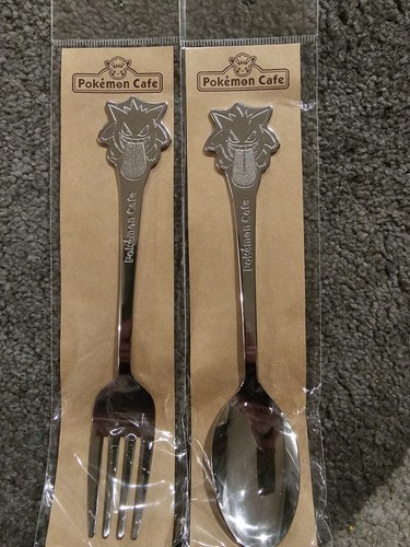 Pokemon Cafe Gengar Fork and Spoon Japan | eBay