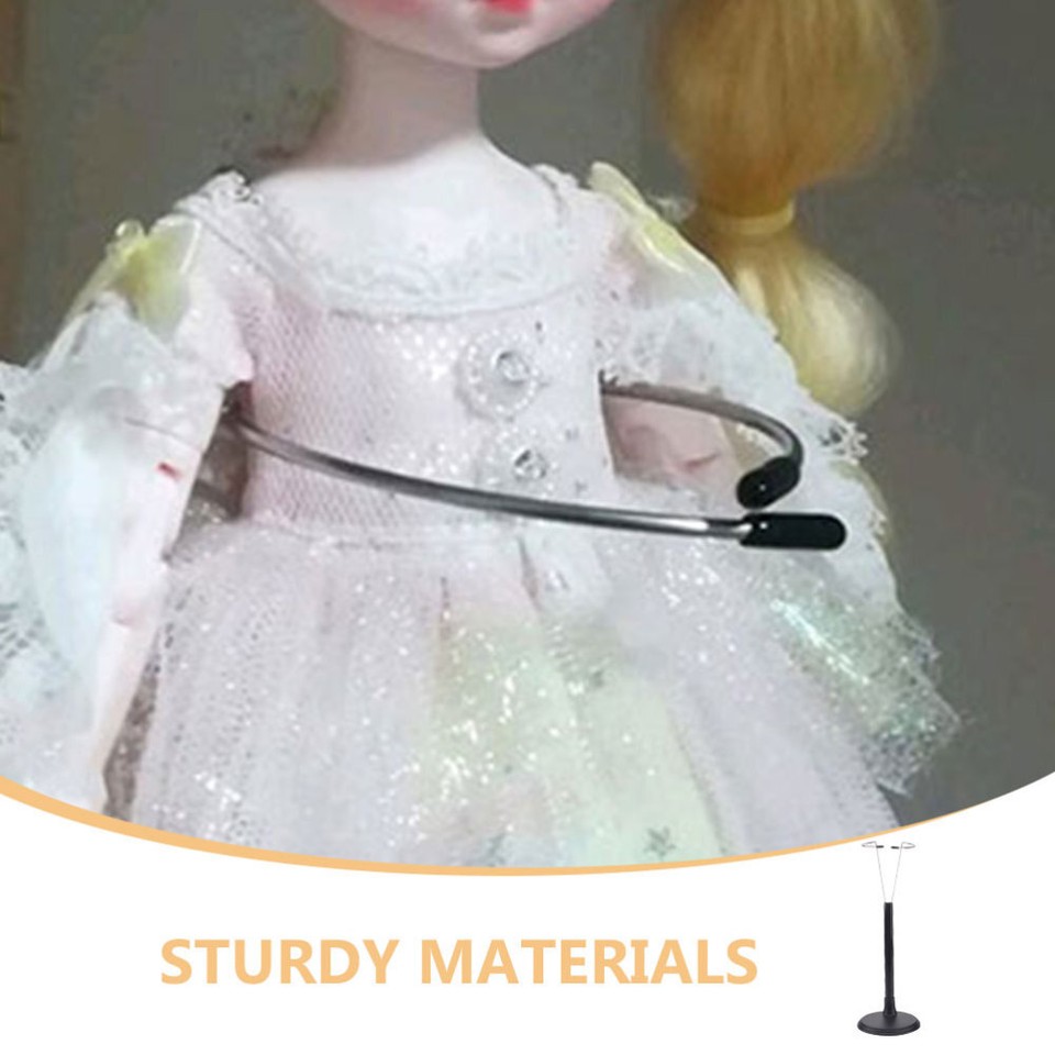 3 Pcs Doll Stand Stuffed Animal Display Figure Toy Rack Adjustable ...