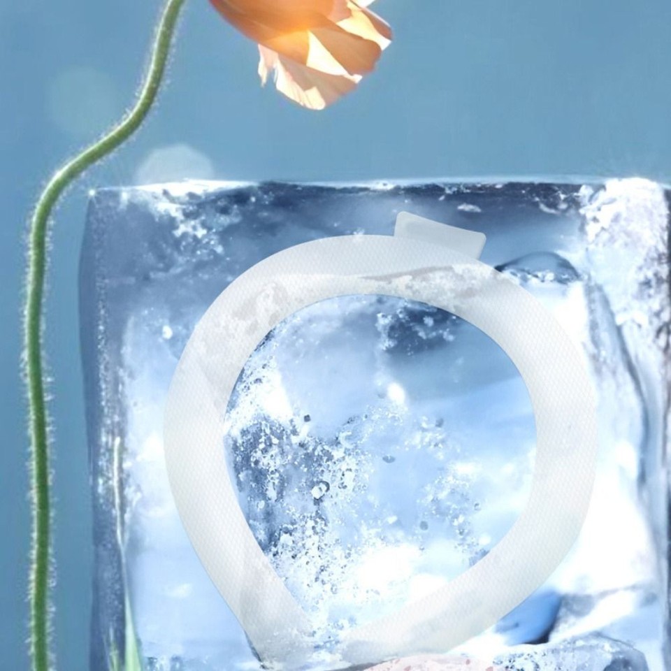 Freeze Cool Neck Band Reusable Cold Collar New Cooling Neck Wraps Ring ...