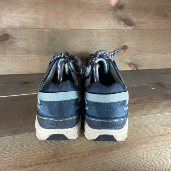 clarks wave range womens size 11 shoes blue leather waterproof hiking ...