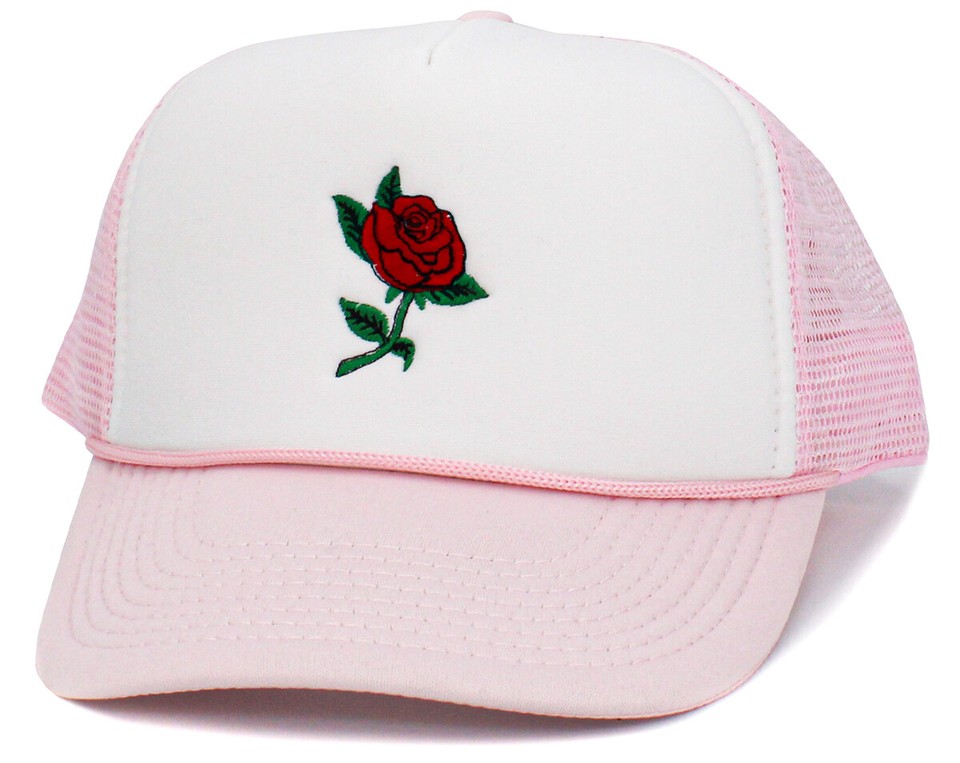 Rose Embroidery Dad Hat Baseball Cap Unconstructed Cotton | eBay