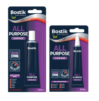 Bostik All Purpose Smart DIY Adhesive Fast Drying Extra Strong Long ...