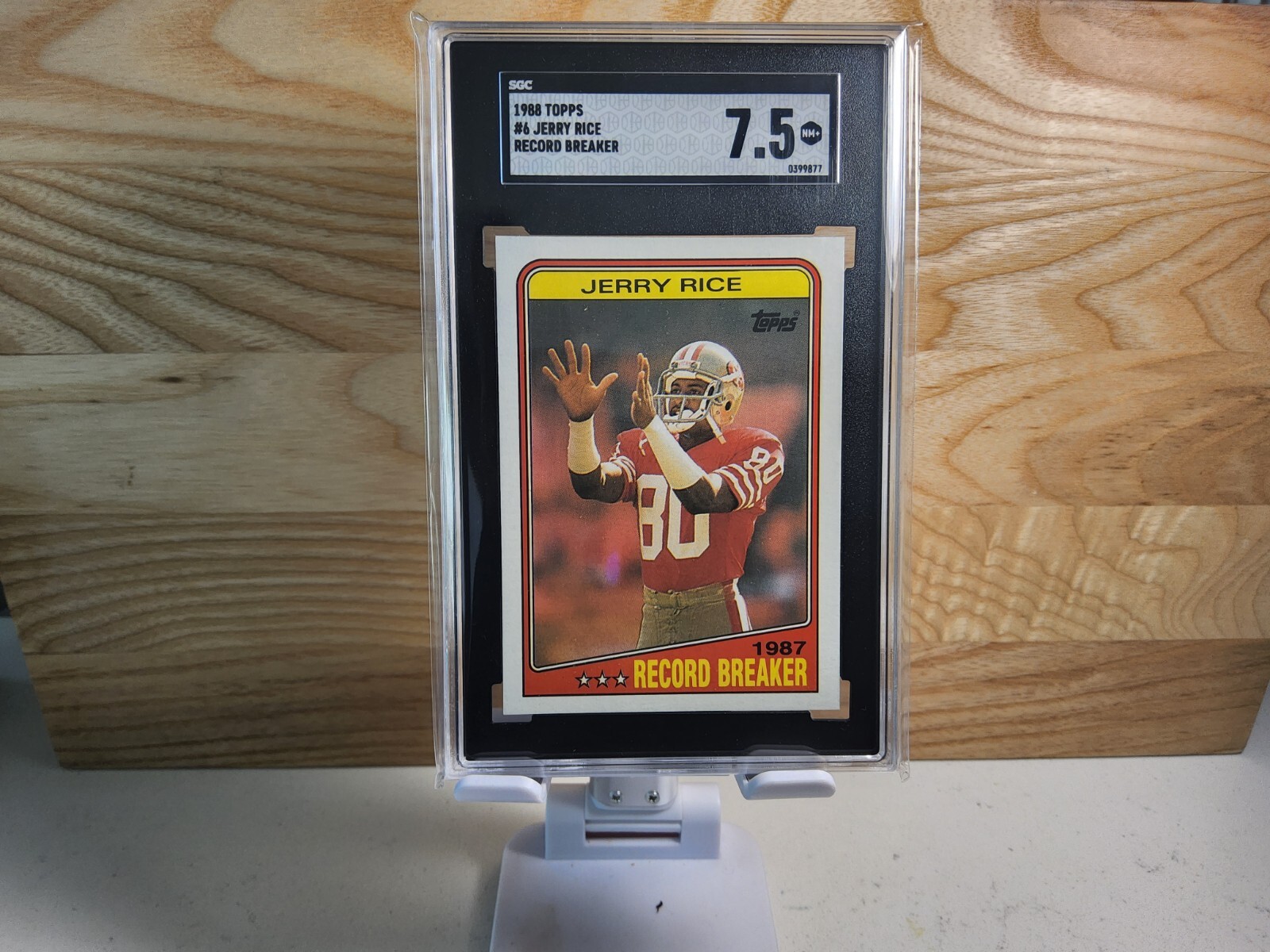 1988 Topps #6 Jerry Rice - Record Breaker SGC 6.5 | eBay