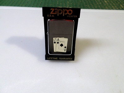 1995 BLACKJACK HAND ZIPPO LIGHTER - BICYCLE BRAND CARDS - NEW | eBay