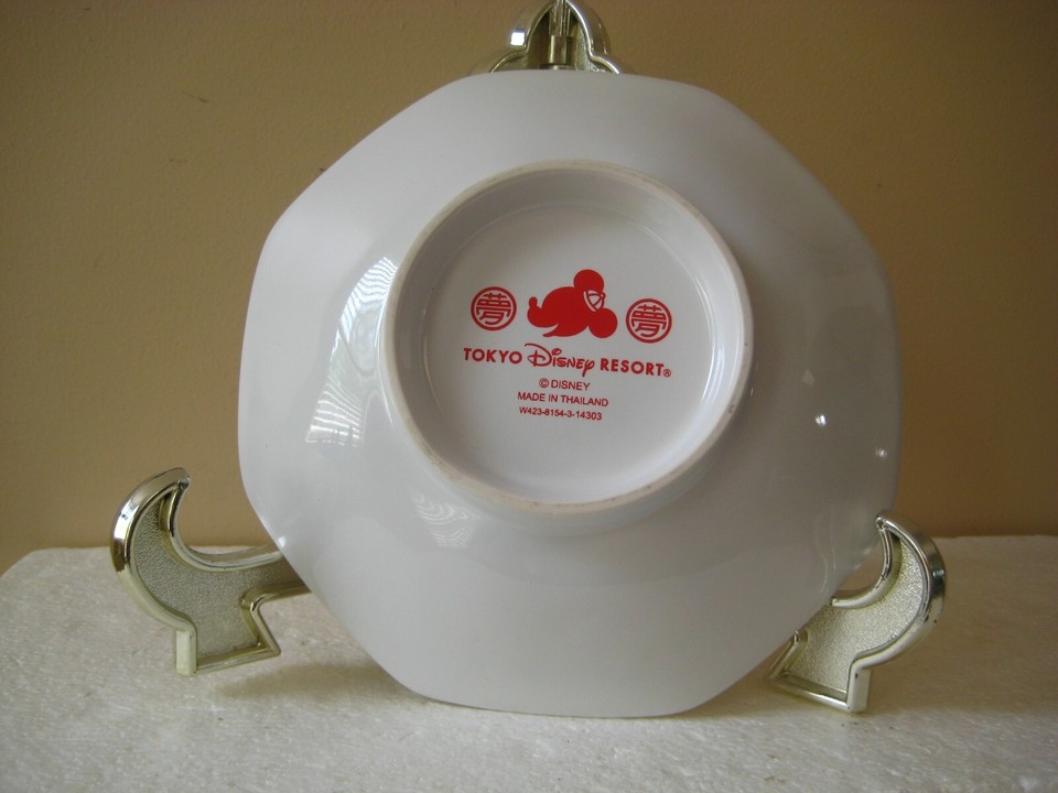 Disney TOKYO RESORT Mickey Mouse Octagon Shape Bowl | eBay