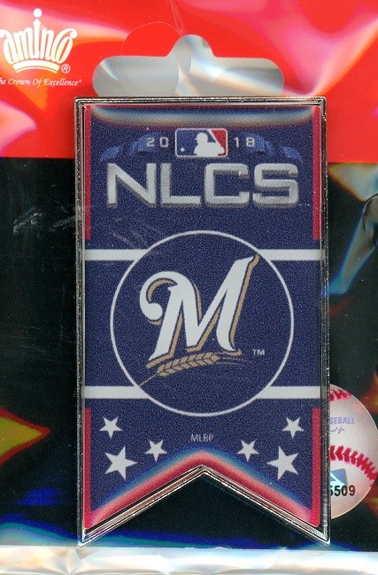 Brewers 2018 NLCS Banner Pin Milwaukee National League playoffs NL ...