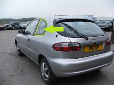 Daewoo Lanos 97-05 N/S Passenger Rear Quarter Glass Window 3 Door ...