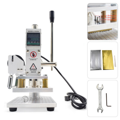 10x13CM Digital Hot Foil Stamping Machine Leather PU Bronzing Embossing ...