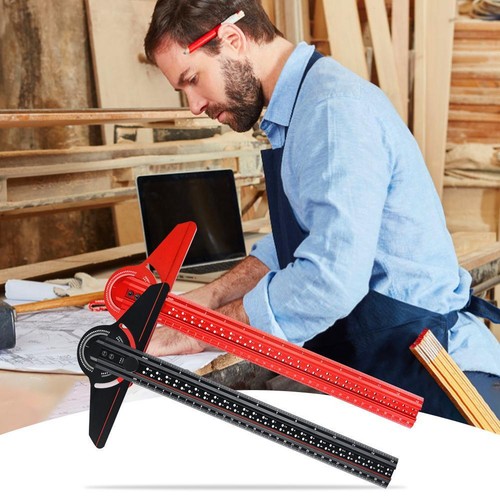Angle Finder Protractor T-shaped Rotary Angle Ruler Hole Ruler ...