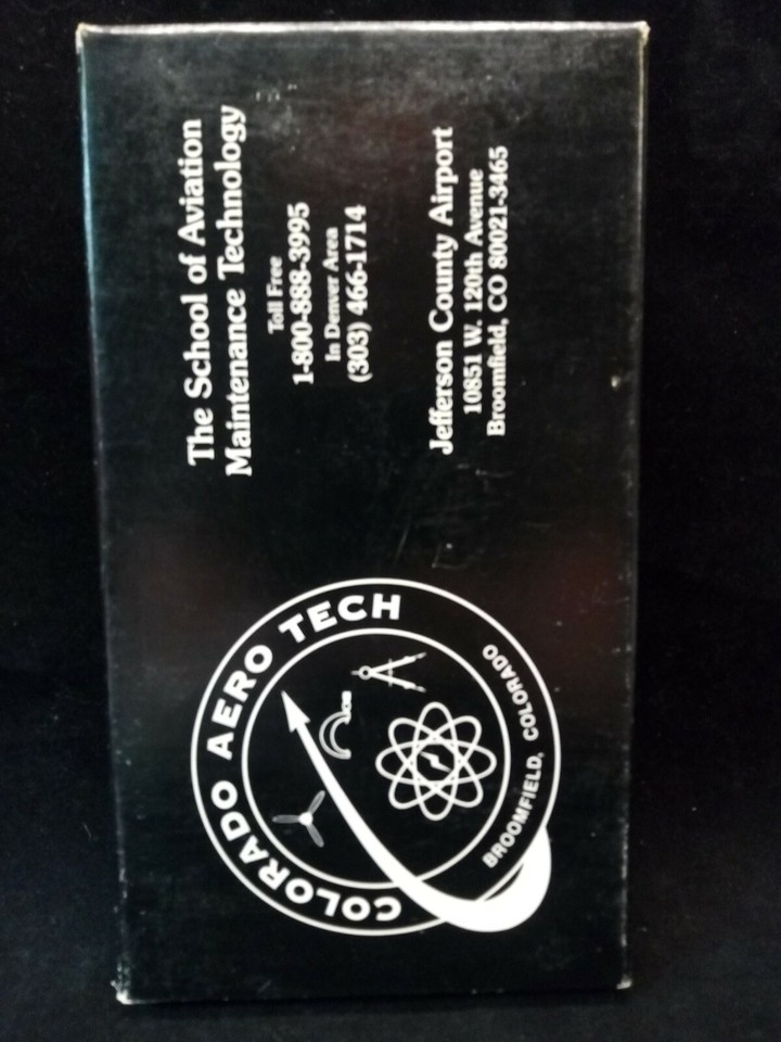 Aviation Careers Colorado Aero Tech School Of Aviation Maintenance VHS ...