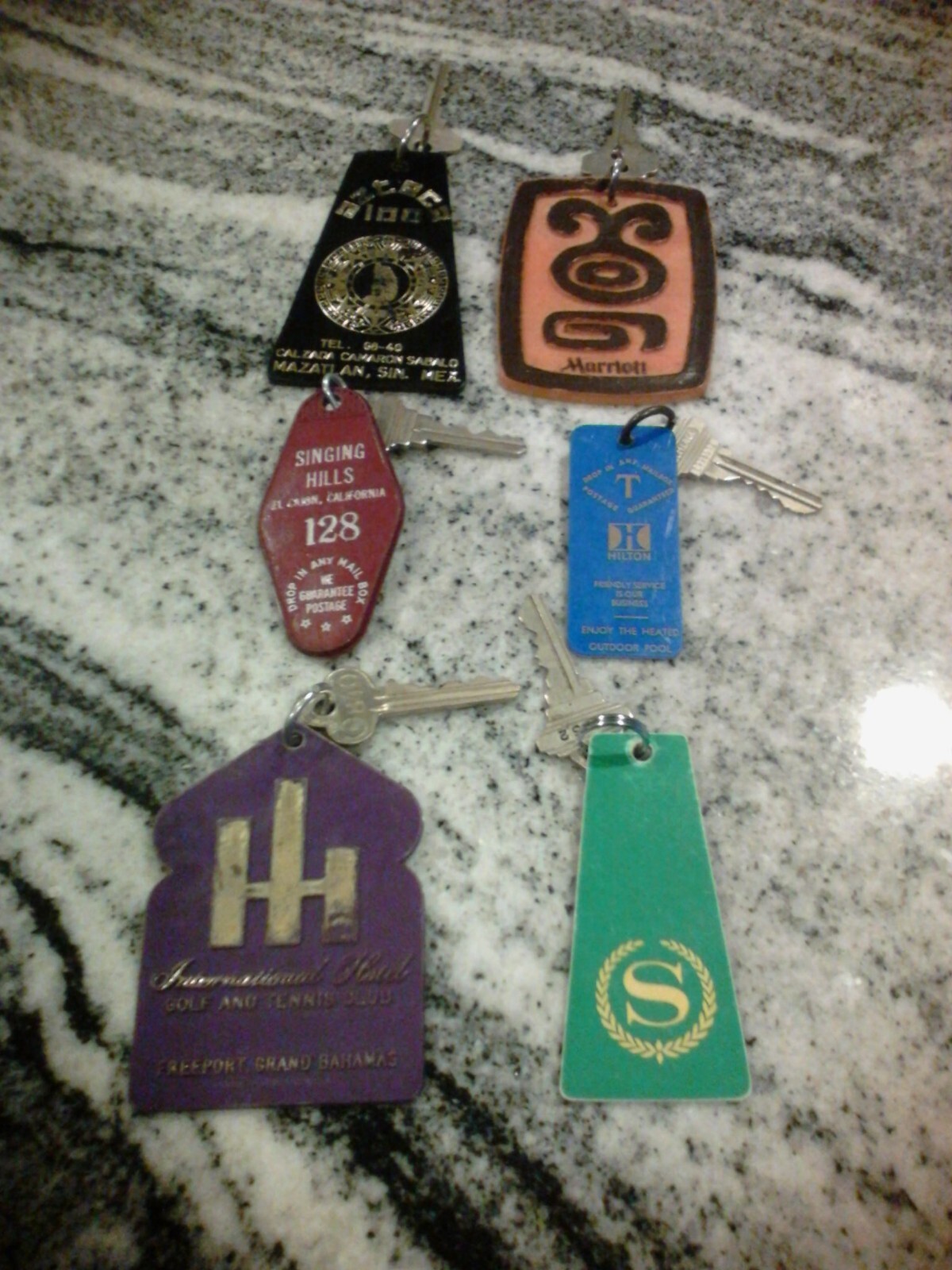 Vintage Hotel and Motel Keys -Lot of 6 | eBay