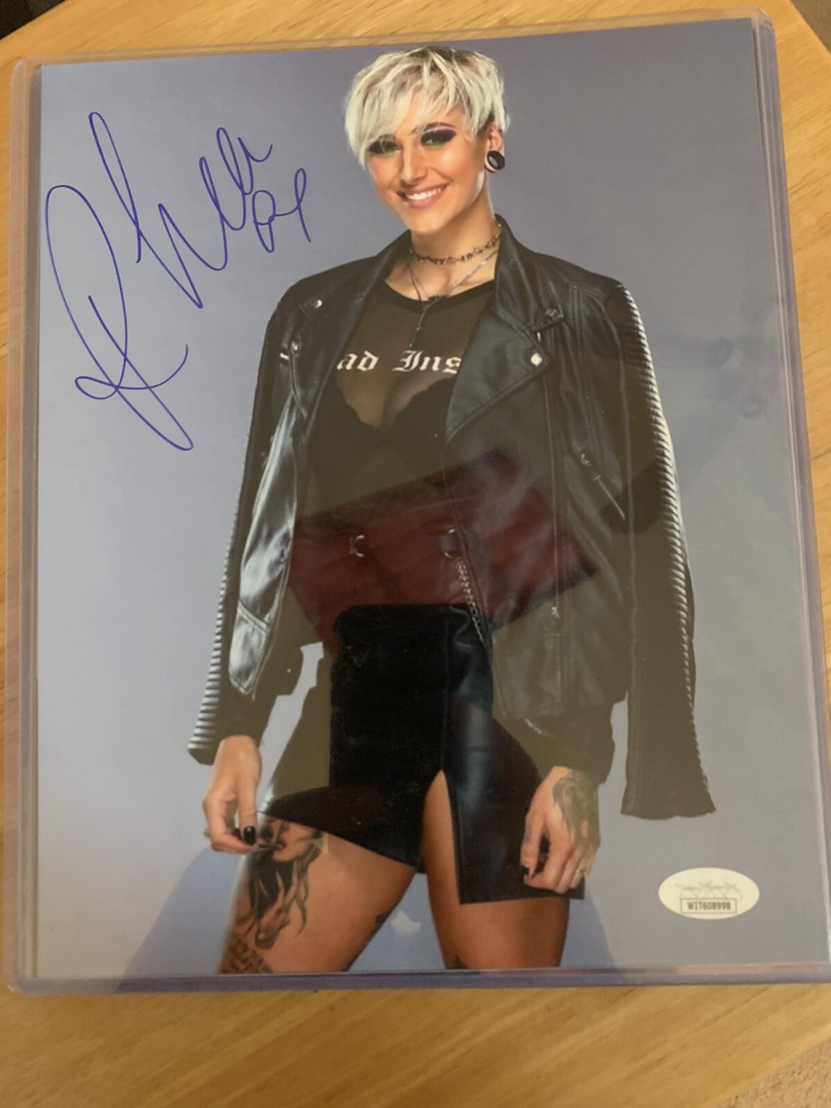 Rhea Ripley Autographed 8x10 Photo WWE Champion Signed JSA COA | eBay