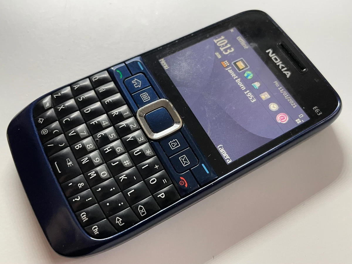Nokia E63 Blue