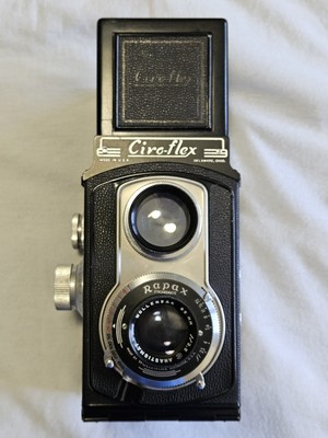 VINTAGE Ciro-Flex Model E TLR 120 Film 6x6 Camera Velostigmat 3.5/85mm ...
