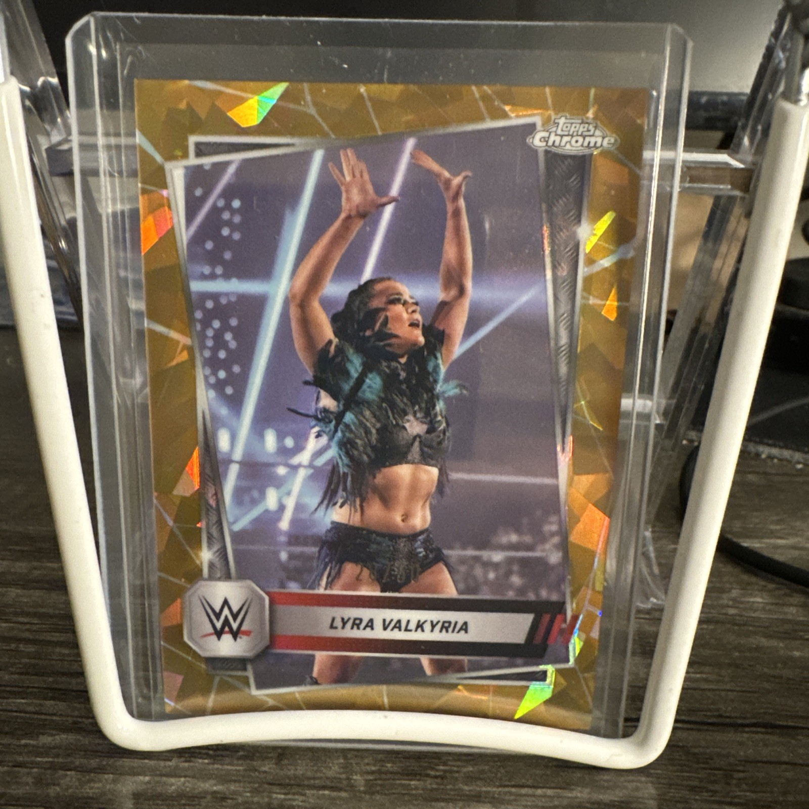 Lyra Valkyria 2025 Topps Chrome WWE Sapphire Edition #135 Base Chrome ...