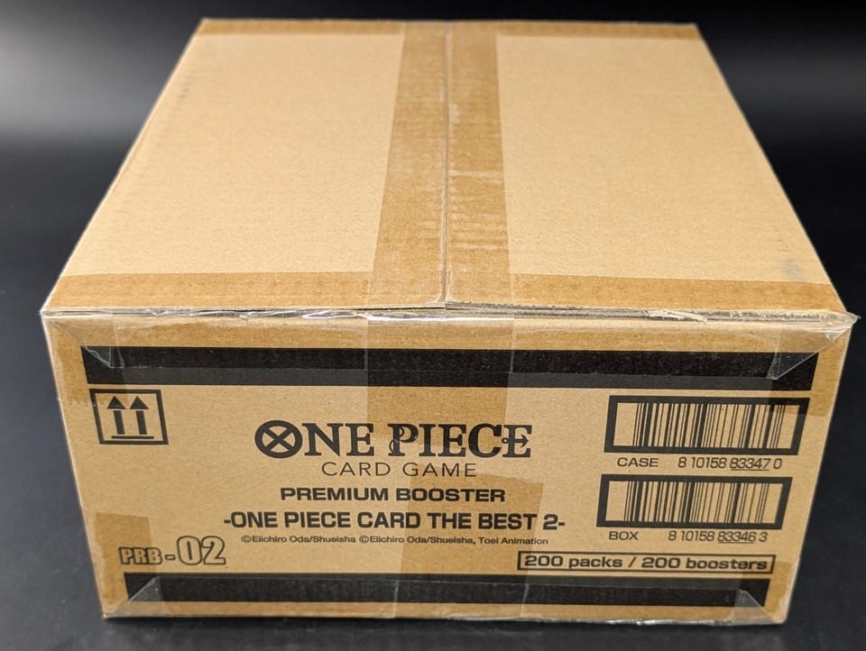 One Piece PRB-02 The Best Vol 2 Premium English Booster 10-Box Case ...