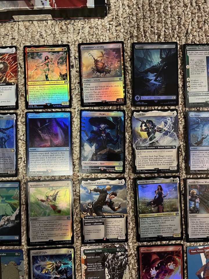 Magic The Gathering - Final Fantasy - Collector Booster Box Cards ...